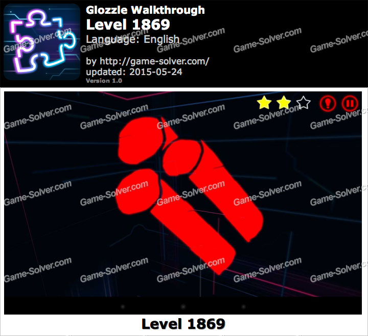 Glozzle Level 1869 • Game Solver