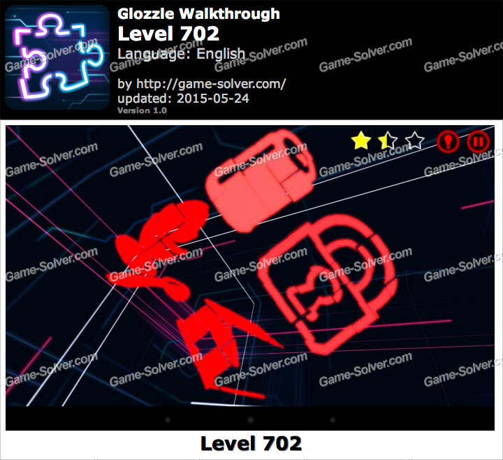 Glozzle Level 702 • Game Solver