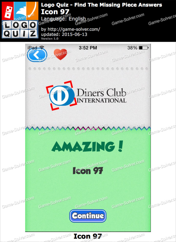 Logo Quiz Find The Missing Piece Icon 97 • Game Solver
