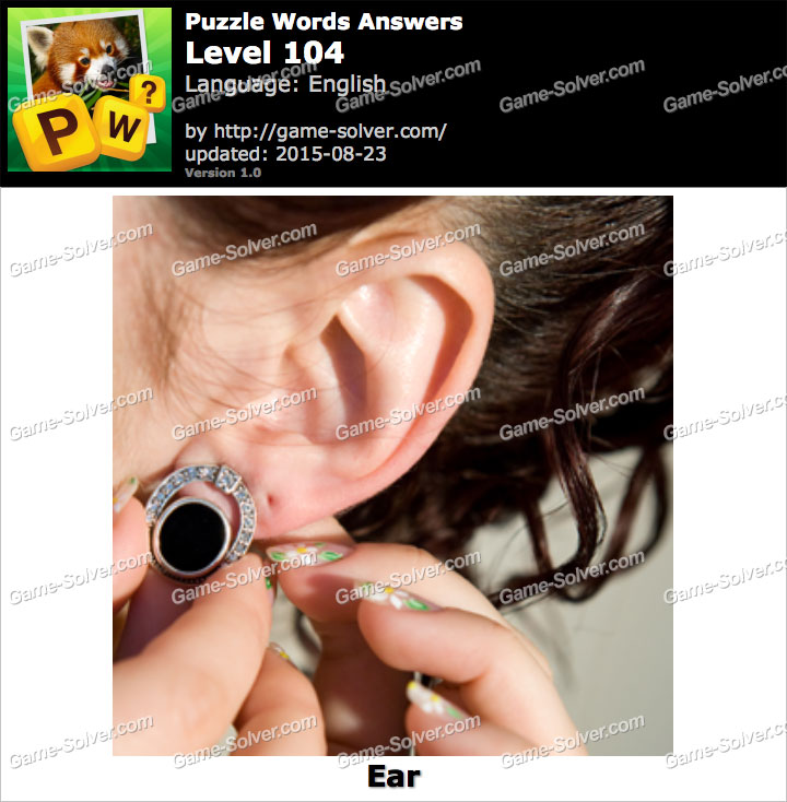 Puzzle Words Level 104 • Game Solver