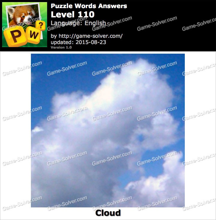 Puzzle Words Level 110 • Game Solver