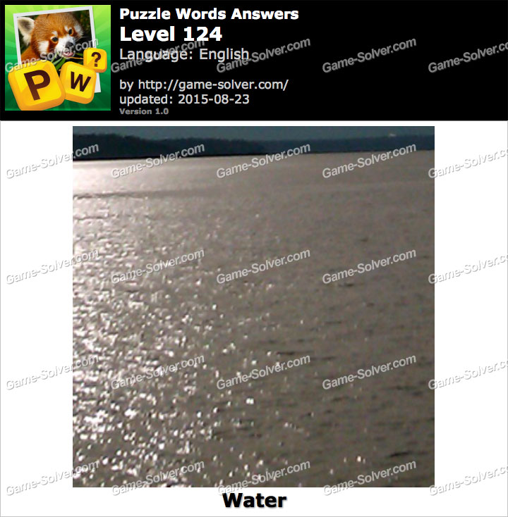 Puzzle Words Level 124 • Game Solver