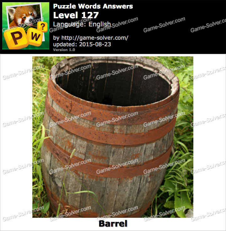 Puzzle Words Level 127 • Game Solver