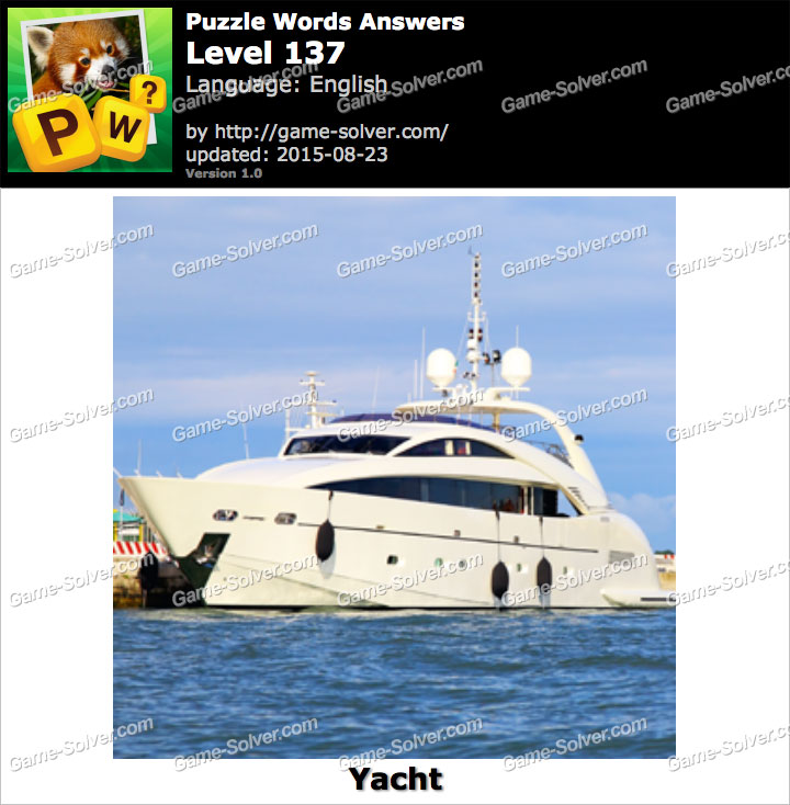 Puzzle Words Level 137 • Game Solver