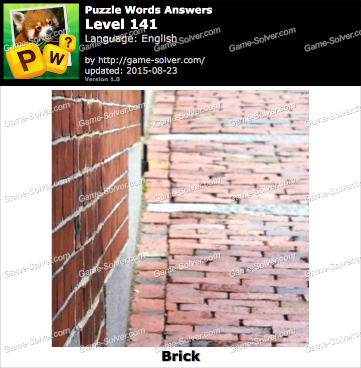 Puzzle Words Level 141 • Game Solver