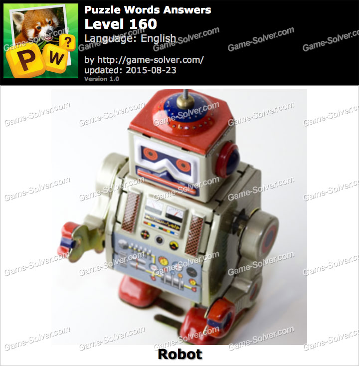 Puzzle Words Level 160 • Game Solver