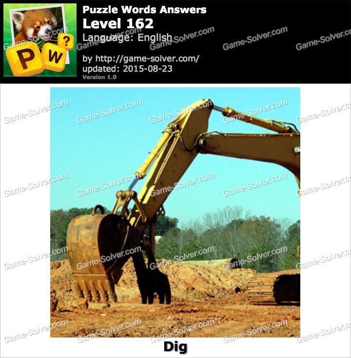 Puzzle Words Level 162 • Game Solver