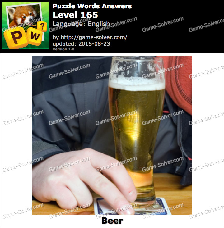 Puzzle Words Level 165 • Game Solver