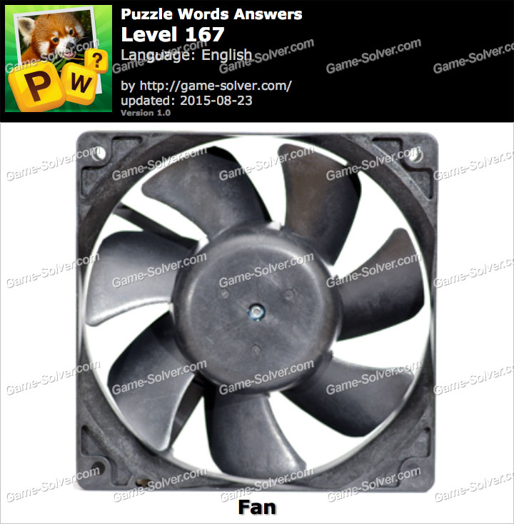 Puzzle Words Level 167 • Game Solver