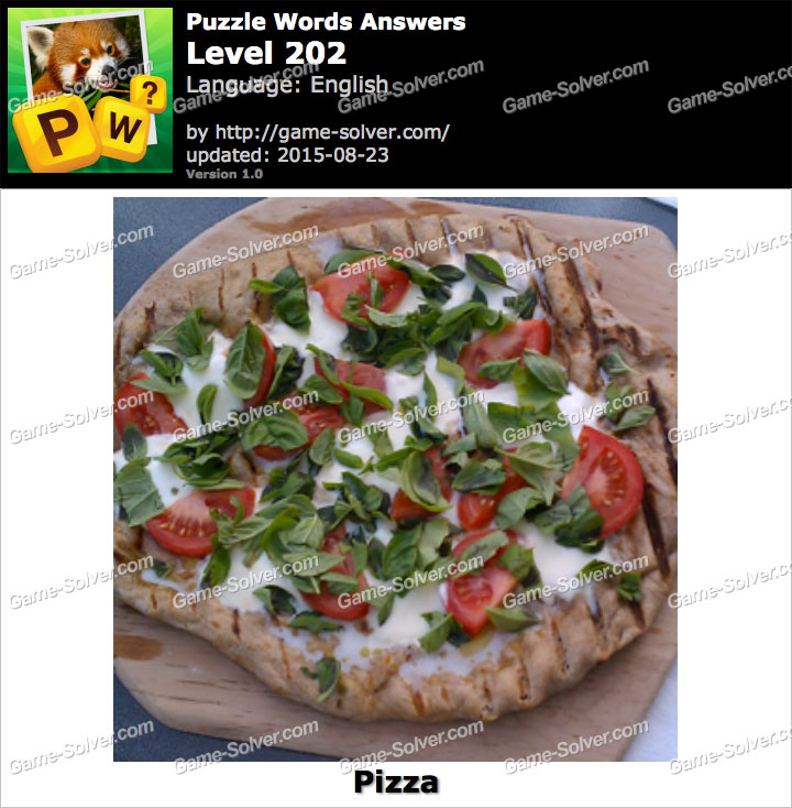 Puzzle Words Level 202 • Game Solver