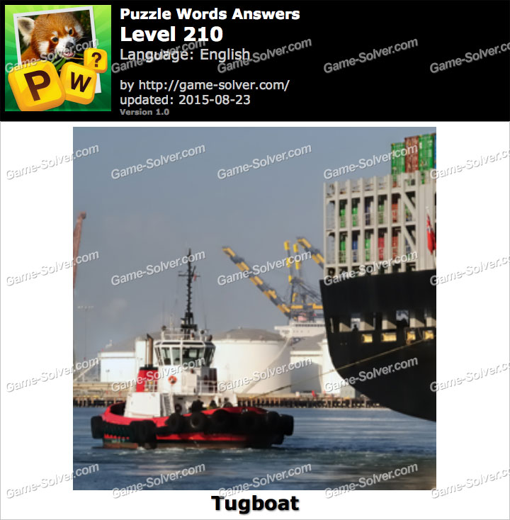 Puzzle Words Level 210 • Game Solver