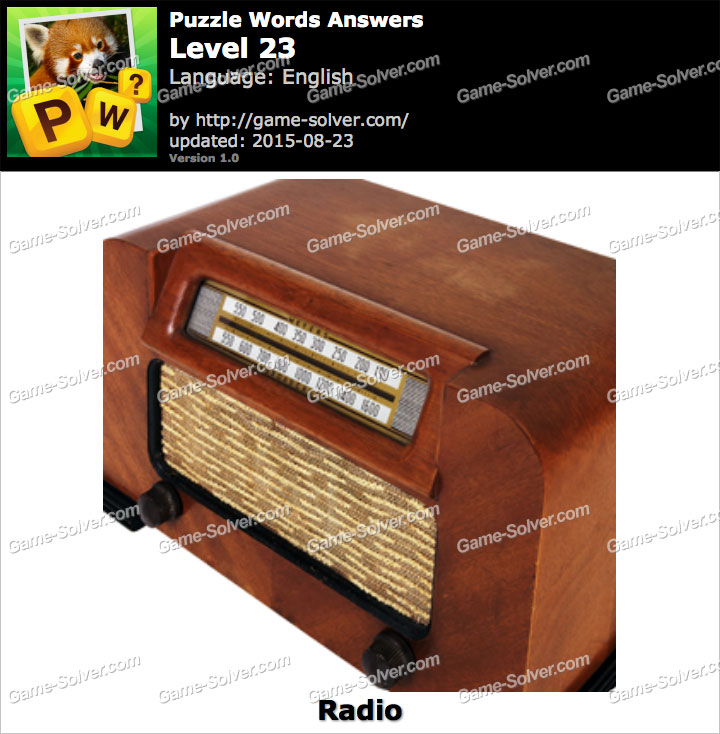 Puzzle Words Level 23 • Game Solver