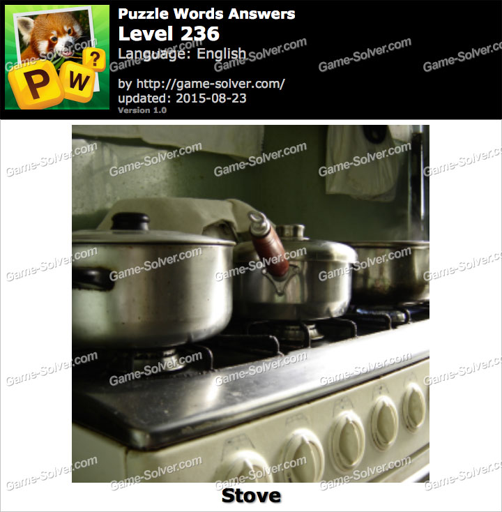Puzzle Words Level 236 • Game Solver