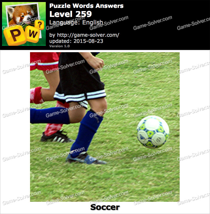 Puzzle Words Level 259 • Game Solver