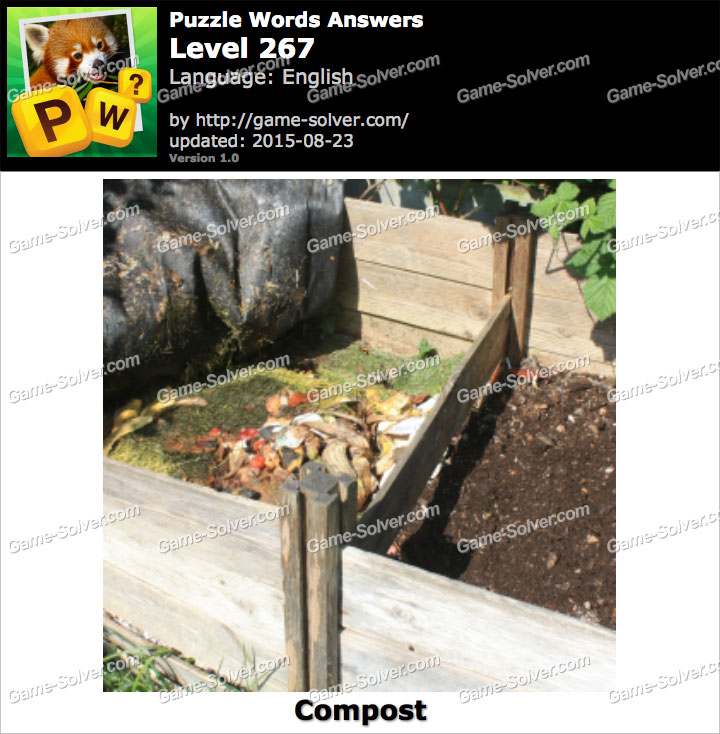 Puzzle Words Level 267 • Game Solver