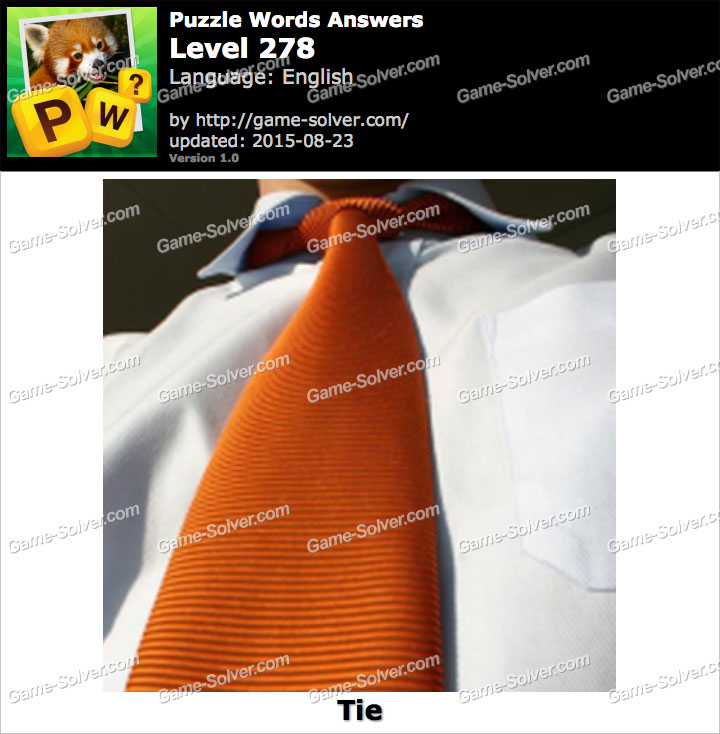 Puzzle Words Level 278 • Game Solver