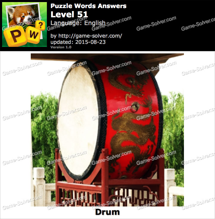 Puzzle Words Level 51 • Game Solver