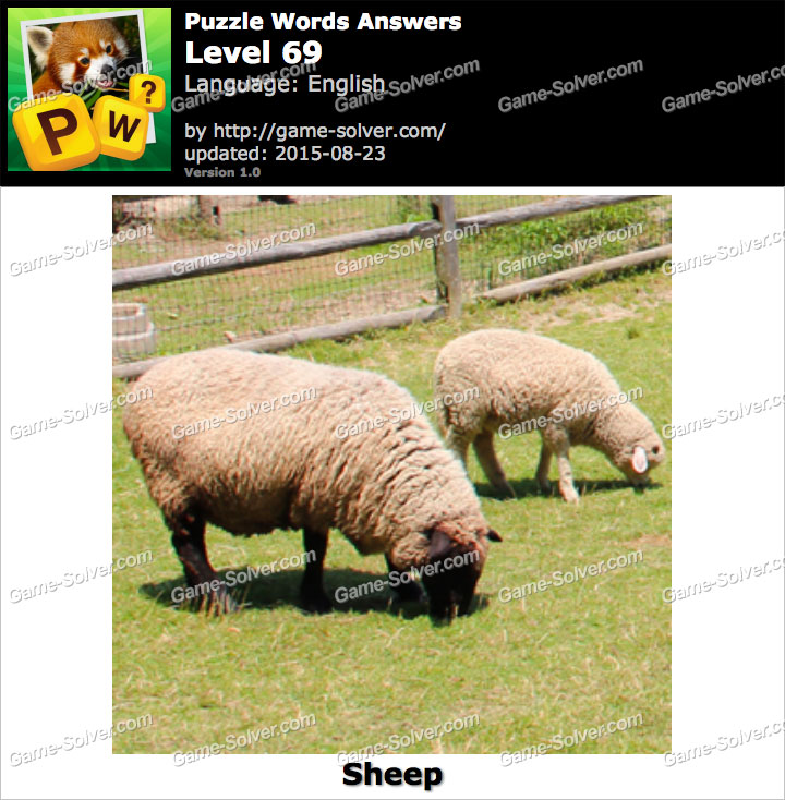 Puzzle Words Level 69 • Game Solver