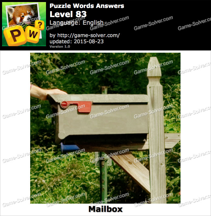 Puzzle Words Level 83 • Game Solver