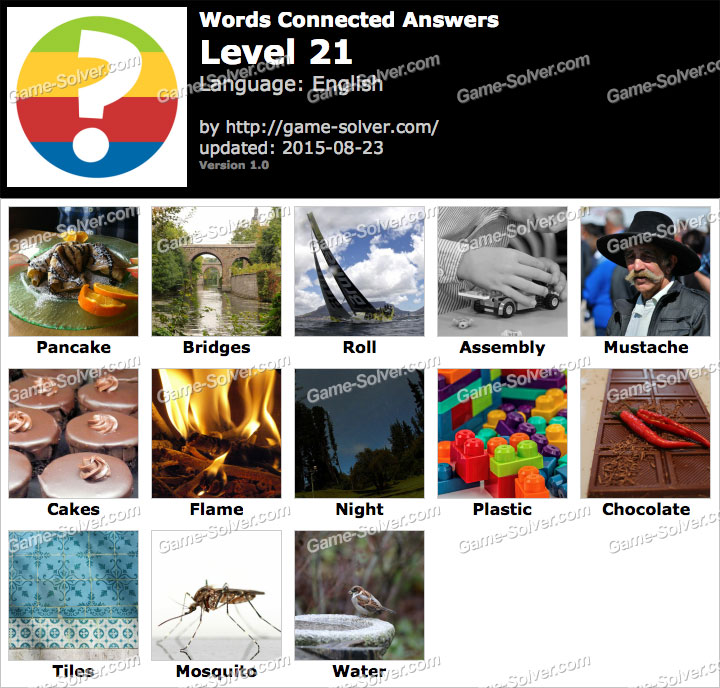 Words Connected Level 21 • Game Solver