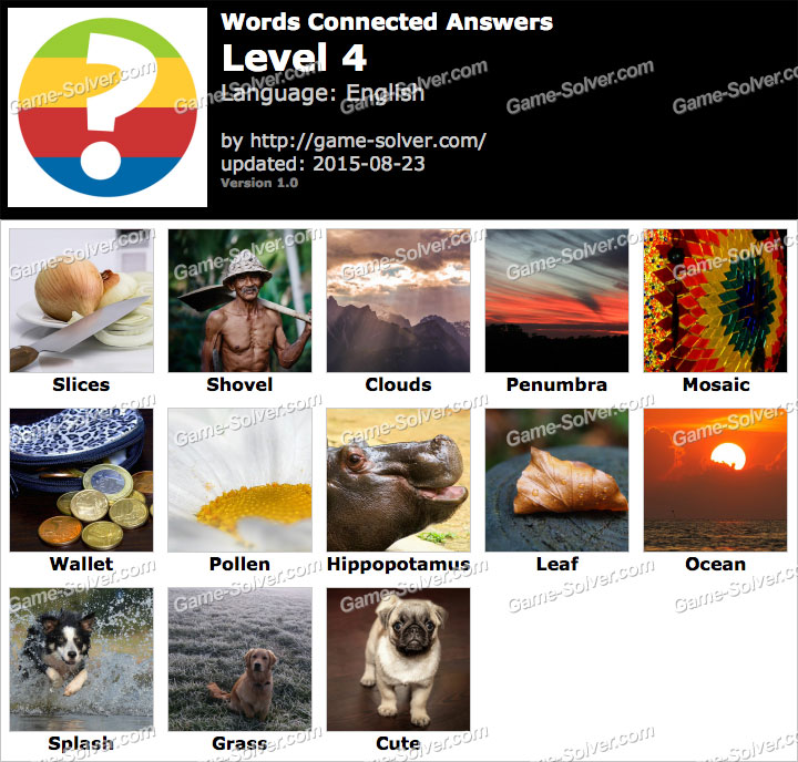 Words Connected Level 4 • Game Solver