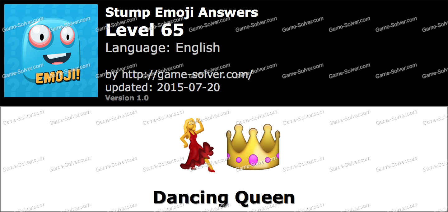 Stump Emoji Level 65 • Game Solver