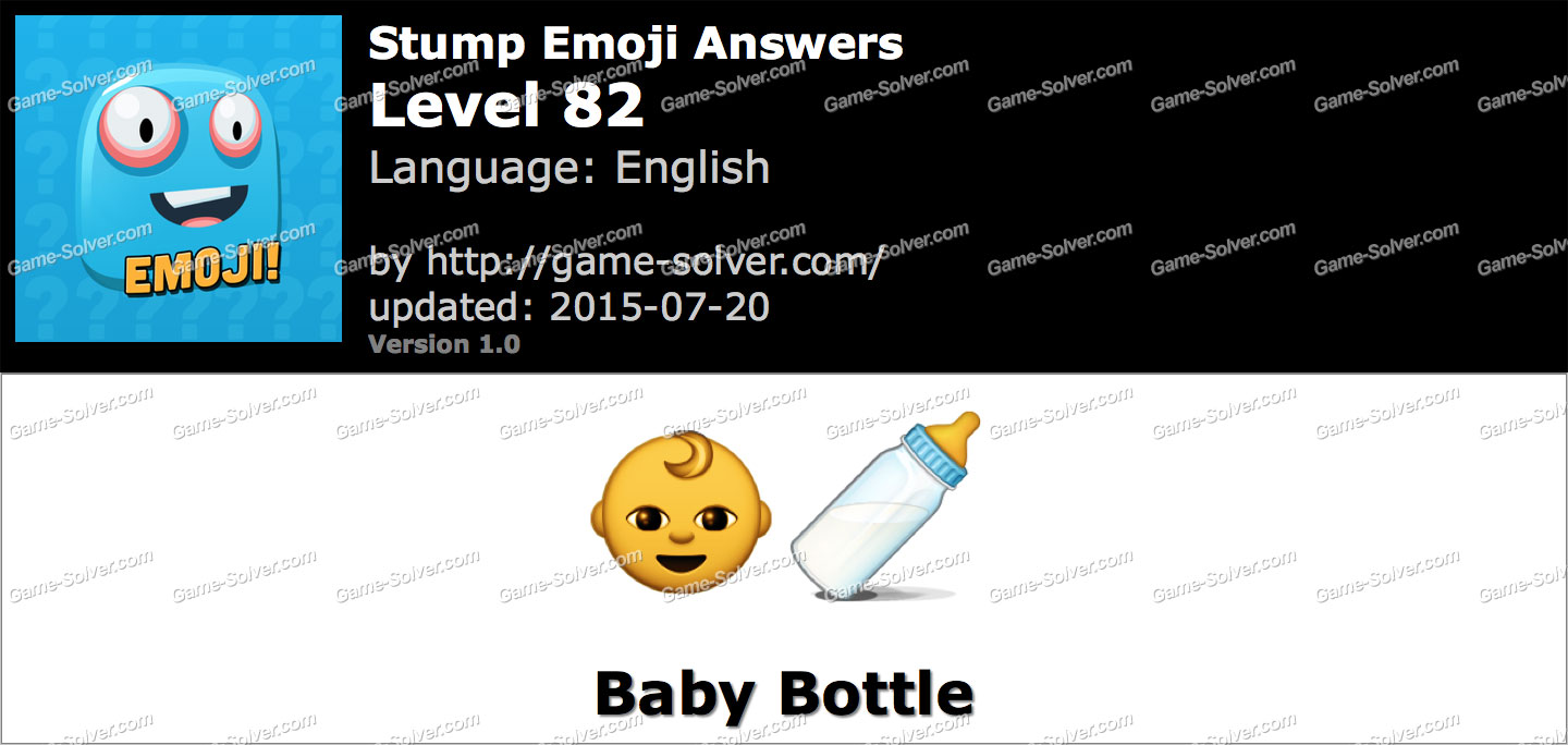 Stump Emoji Level 82 • Game Solver