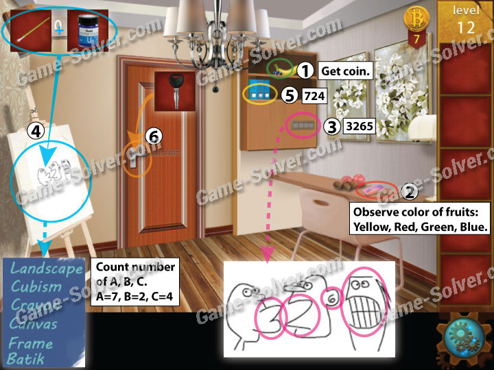 Escape Room: Apartment 12 Level 12 • Game Solver