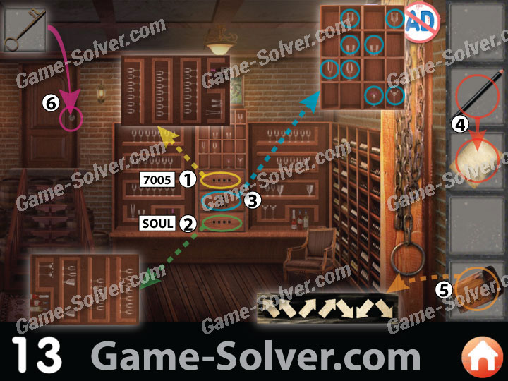 Escape Room: Apartment 8 Level 13 • Game Solver
