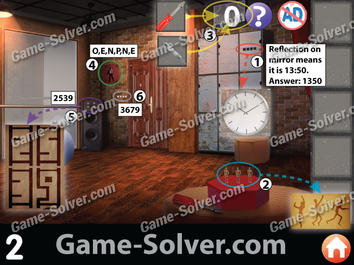 Escape Room: Apartment 8 Level 2 • Game Solver