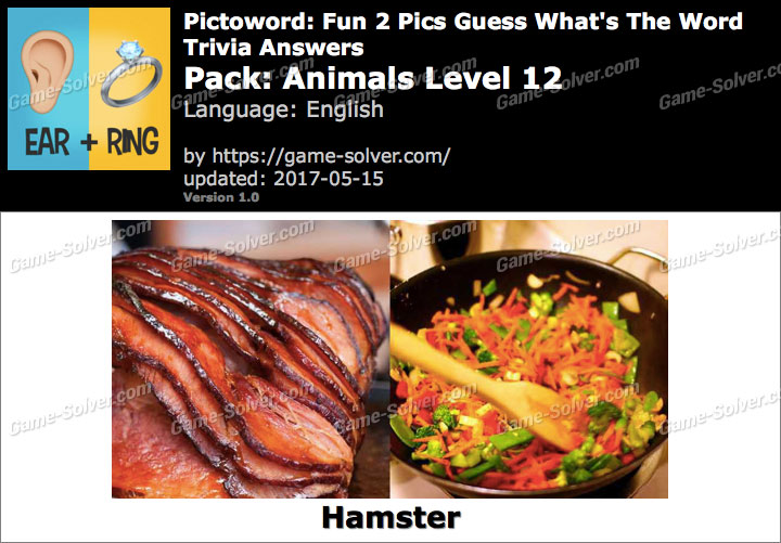Pictoword Fun 2 Pics Animals Level 12 Answers • Game Solver