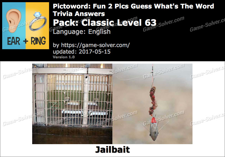 Pictoword Fun 2 Pics Classic Level 63 Answers • Game Solver