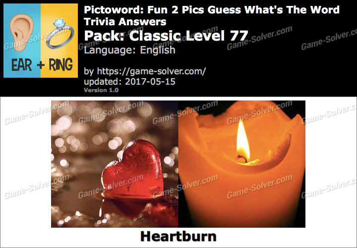 Pictoword Fun 2 Pics Classic Level 77 Answers • Game Solver