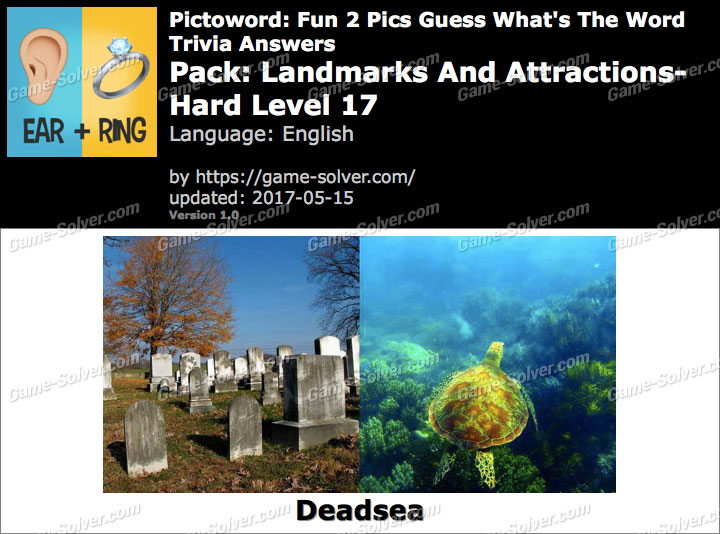 Pictoword Fun 2 Pics Landmarks And Attractions-Hard Level 17 Answers ...