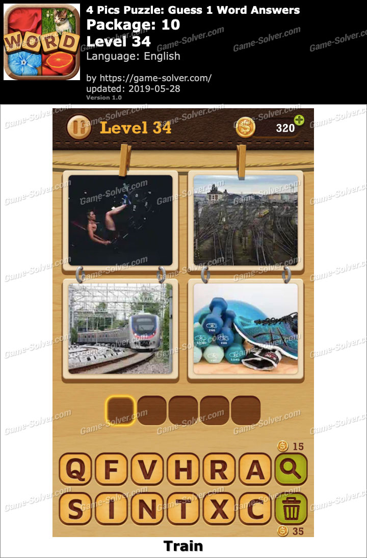 4 Pics Puzzle Guess 1 Word Package 10 Level 34 Answers • Game Solver