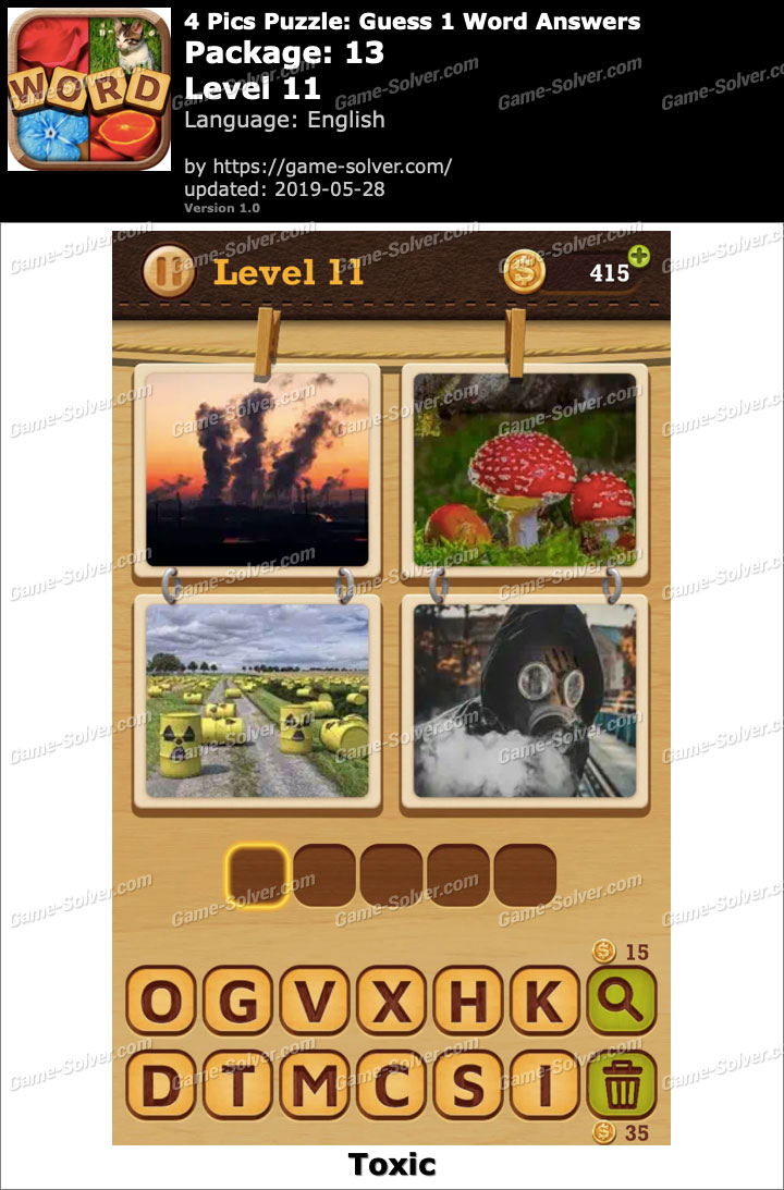 4 Pics Puzzle Guess 1 Word Package 13 Level 11 Answers • Game Solver