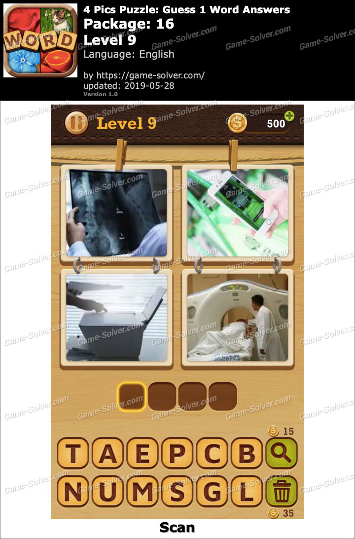 4 Pics Puzzle Guess 1 Word Package 16 Level 9 Answers • Game Solver