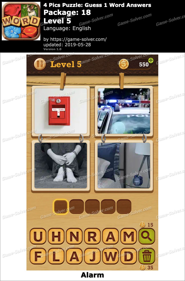 4 Pics Puzzle Guess 1 Word Package 18 Level 5 Answers • Game Solver