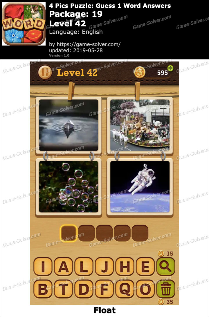 4 Pics Puzzle Guess 1 Word Package 19 Level 42 Answers • Game Solver