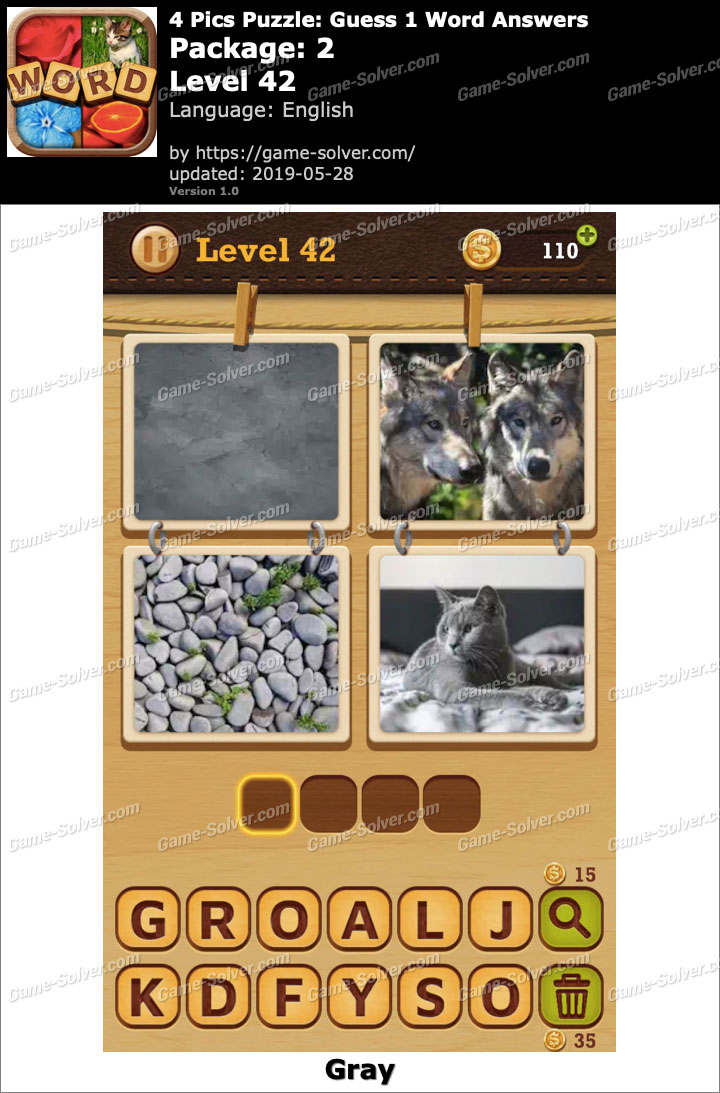 4 Pics Puzzle Guess 1 Word Package 2 Level 42 Answers • Game Solver