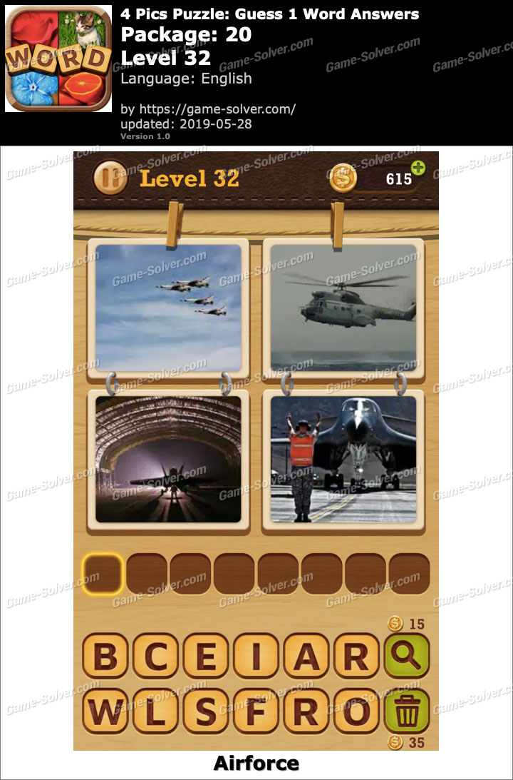 4 Pics Puzzle Guess 1 Word Package 20 Level 32 Answers • Game Solver
