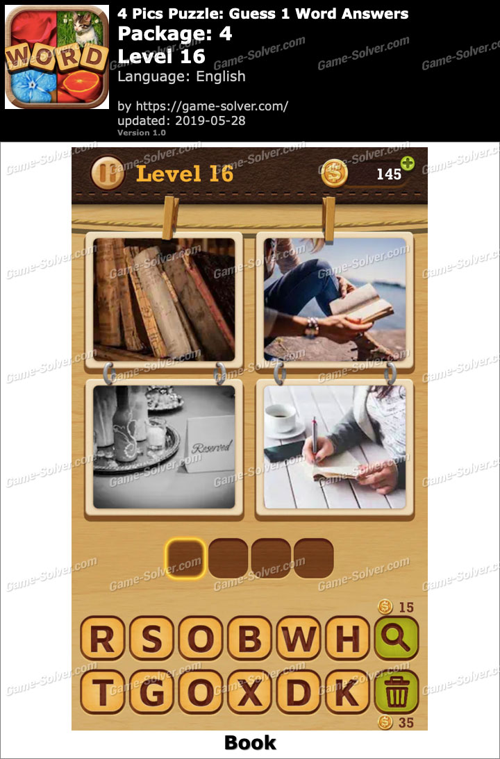 4 Pics Puzzle Guess 1 Word Package 4 Level 16 Answers • Game Solver