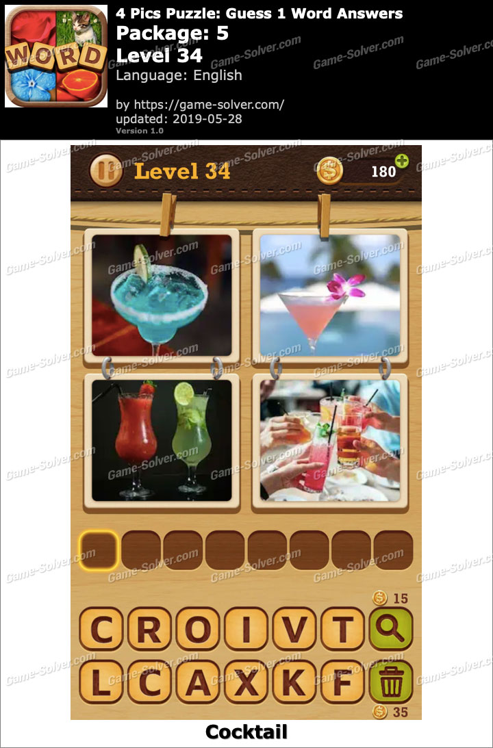 4 Pics Puzzle Guess 1 Word Package 5 Level 34 Answers • Game Solver