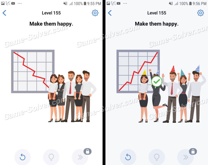 Easy Game Level 155 Make them happy • Game Solver
