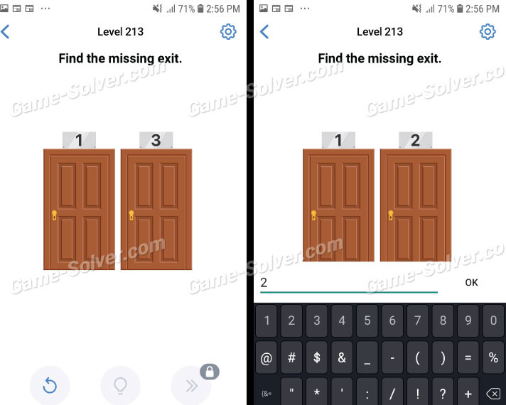 Easy Game Level 213 Find the missing exit • Game Solver