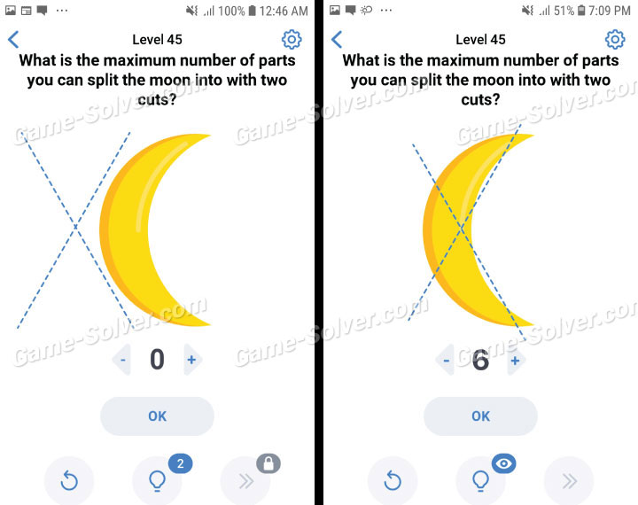 Easy Game Level 45 What is the maximum number of parts you can split ...