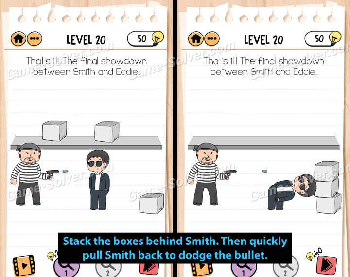 Brain Test 2 Agent Smith Level 20 Answers Game Solver