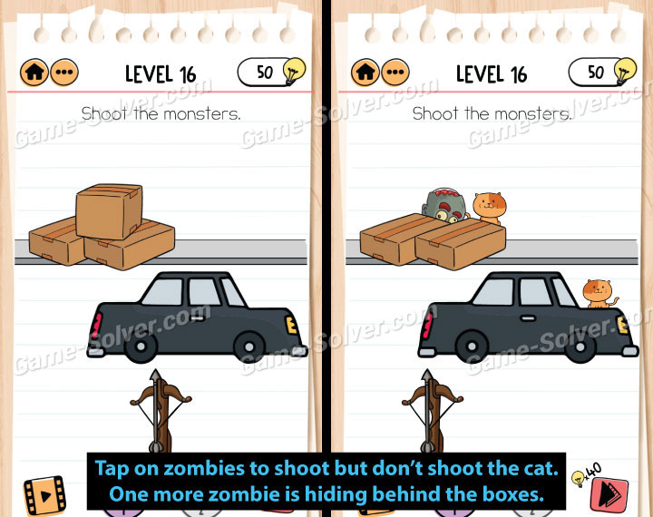 Brain Test 2 Monster Hunter Joe Level 16 Answers • Game Solver