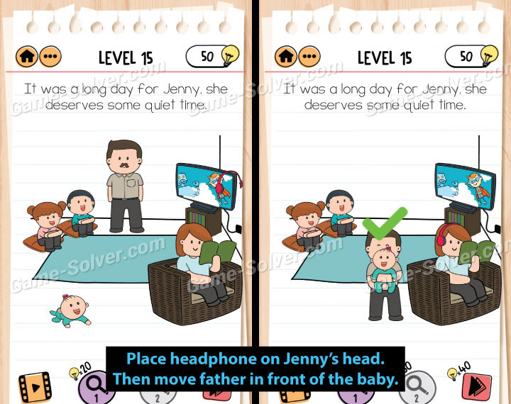 Brain Test 2 The McBrain Family Level 15 Answers • Game Solver