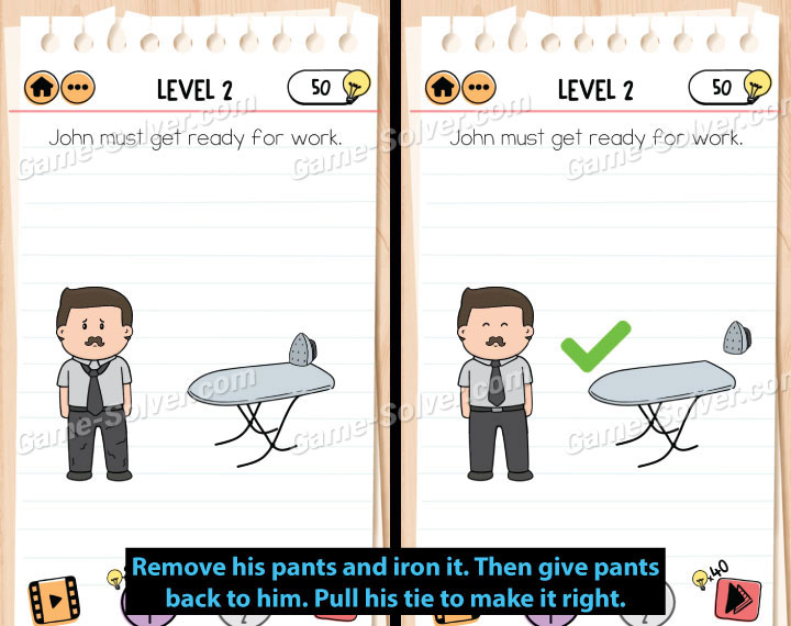 Brain Test 2 The McBrain Family Level 2 Answers • Game Solver